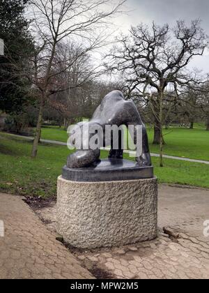 Statue of Guy the Gorilla. Crystal Palace Park, Sydenham, Bromley ...