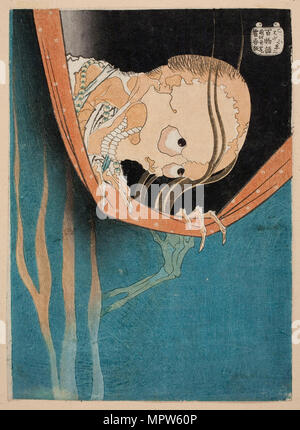 'The Ghost Kohada Koheiji' by Hokusai is a Japanese ukiyo-e woodblock ...