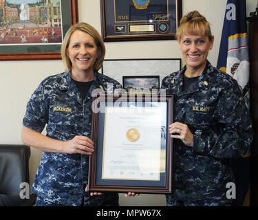 Capt. Sarah Martin, commanding officer, Naval Hospital Pensacola, and ...