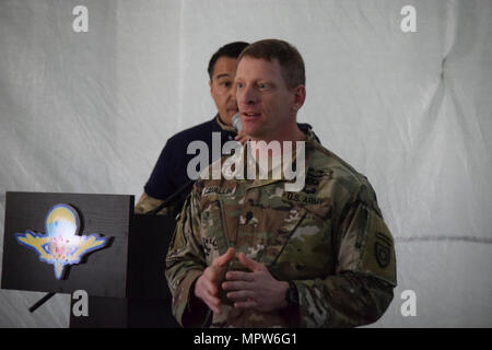 Lt. Col. Kent Cavallini, deputy commander for the Kentucky National ...