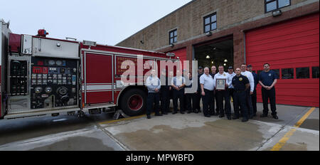 R.I. (April 20, 2017) Firefighters assigned to Naval Station Newport’s ...