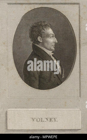 Constantin François de Chassebœuf, comte de Volney Stock Photo - Alamy