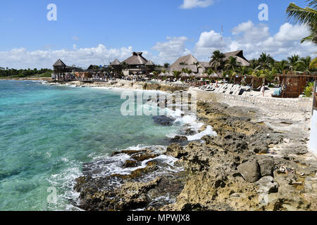 Costa Maya Mexico Beach Caribbean Cruise Ship Port Mayan Ruin Waterfall ...