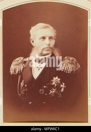 Portrait of the Admiral Grigory Ivanovich Butakov (1820-1882 Stock ...