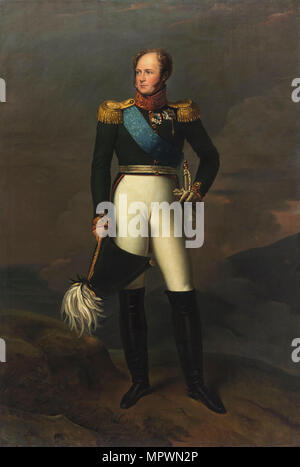 Portrait of Emperor Alexander I (The First) of Russia - Britsh Stock ...