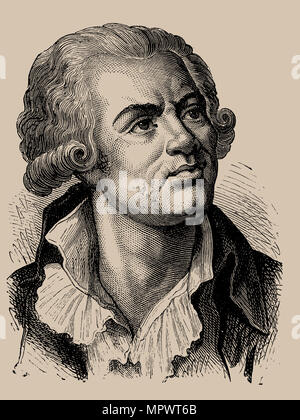 Georges Jacques Danton (1759-1794) French revolutionary leader. Lost ...