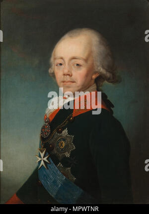 Portrait of the Emperor Paul I of Russia (1754-1801), 1799-1800. Artist ...