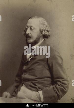 Portrait of the pianist and composer Stephen Heller (1813-1888), 1860 ...