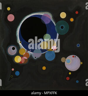 Several Circles – Art by Wassily Kandinsky, 1926 Stock Photo - Alamy