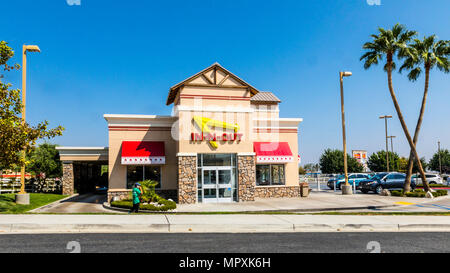A sign for the Outlets at Wheeler Ridge California at the junction of ...
