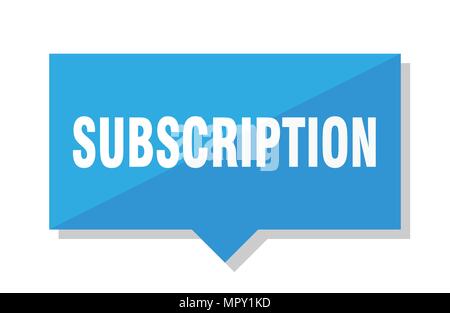 subscribe blue square price tag Stock Vector Image & Art - Alamy