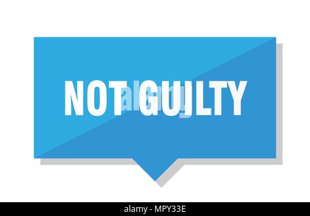 guilty blue square price tag Stock Vector Image & Art - Alamy