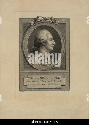 JOSEPH-MICHEL MONTGOLFIER (1740-1810) inventor of the hot-air balloon ...