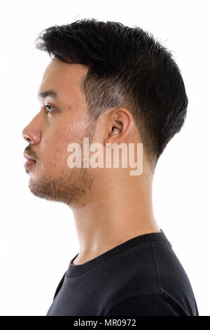 Asian man face Stock Photo - Alamy
