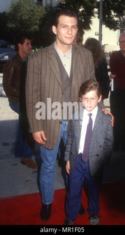 WESTWOOD, CA - MARCH 9: (L-R) Actor Christian Slater and brother actor ...