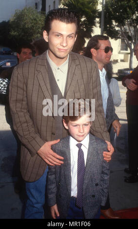 WESTWOOD, CA - MARCH 9: (L-R) Actor Christian Slater and brother actor ...