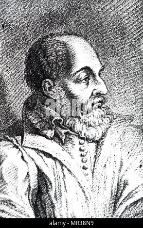 Portrait of Petrus Ramus (1515-1572) an influential French humanist ...