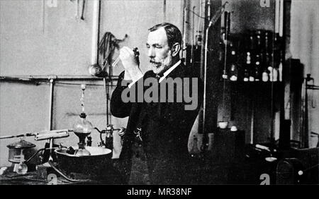 Photograph of William Ramsay (1852-1916) a British chemist who ...