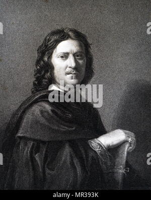 Portrait of Nicolas Poussin (1594-1665) the leading painter of the ...
