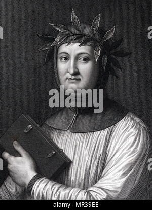 Francesco Petrarca Italian scholar poet and humanist 1304 –1374 francis ...