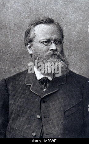 Photographic portrait of Carl Friedrich Wilhelm Peters (1884-1894) a ...