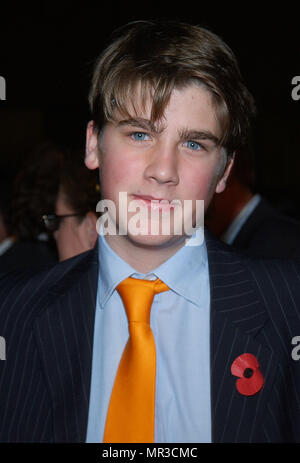 Max Benitz arriving at the " Master & Commander Premiere: The Far Side ...