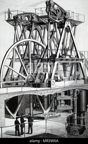 Steam Engine 1836 Stock Photo - Alamy