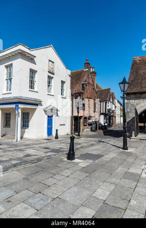 Street scenes of Poole's historic heritage of old buildings and links ...