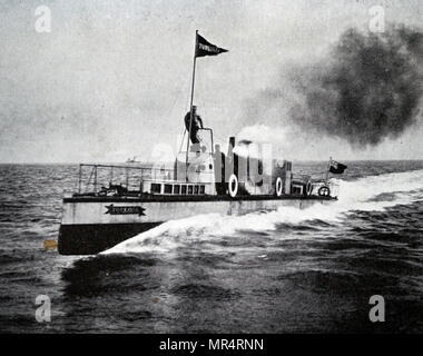 First turbine powered ship Turbinia within the Discovery museum in ...