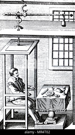 Santorio Santorio (1561-1636) was an Italian physiologist, physician ...