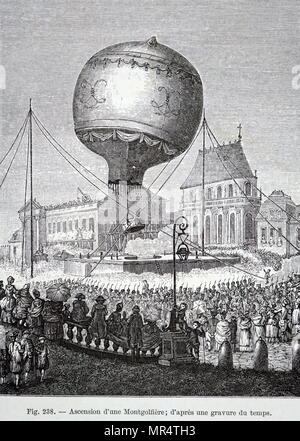 Hot air balloon ascent Stock Photo - Alamy