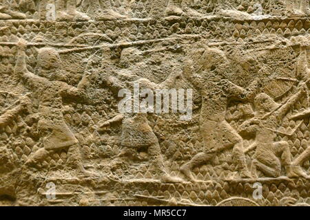 Lachish relief. South-West Palace of king Sennacherib in Nineveh, Iraq ...