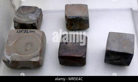 A collection of copper weights and measures from the Indus Valley ...