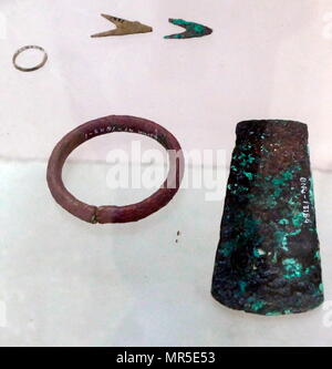 Collection of blades from the Indus Valley Civilisation at Mohenjo-Daro ...