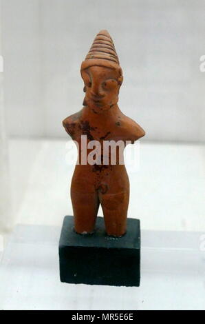 Terracotta Harappa human figurine from the Indus Valley Civilisation at ...