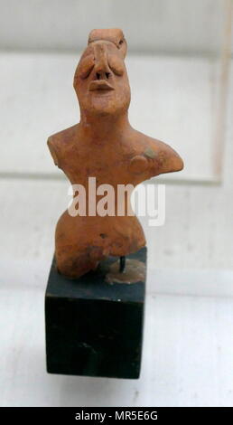 Terracotta Harappa human figurine from the Indus Valley Civilisation at ...