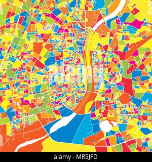 Urban vector city map of Ahmedabad, India Stock Vector Image & Art - Alamy