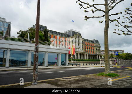Palais Wilson building. The headquarters of Office of the United ...