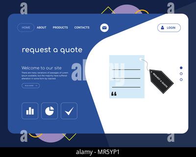 Web page request icon flat vector. Service file. Screen internet ...