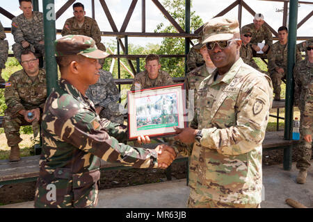 Philippine Army Lt. Col. Michael Logico, co-exercise control group ...