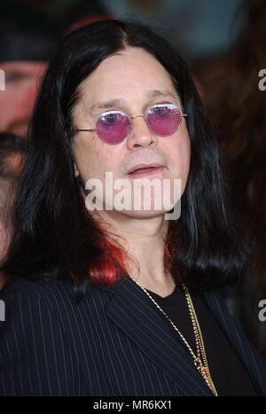 Ozzy Osbourne at the Posthumously Induction into the Rock Walk of Fame ...
