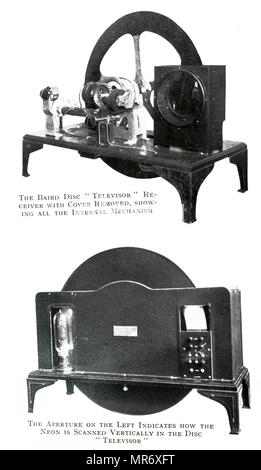 The Baird Televisor by John Logie Baird, inventor of the television ...