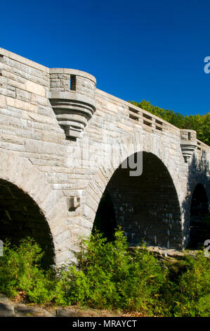 Duck Brook Bridge, Acadia National Park, Maine Stock Photo - Alamy