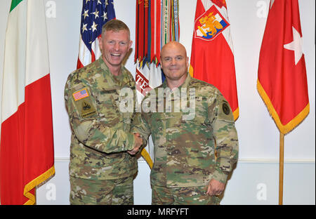 Maj. Gen. Roger L. Cloutier, the U.S. Army Africa commander, provides ...