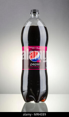 Pepsi drink isolated on gradient background Stock Photo - Alamy