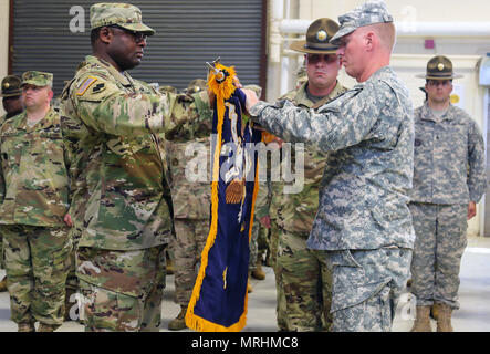 U.S. Army Sgt. William Miles with the 132nd Military Police Company ...