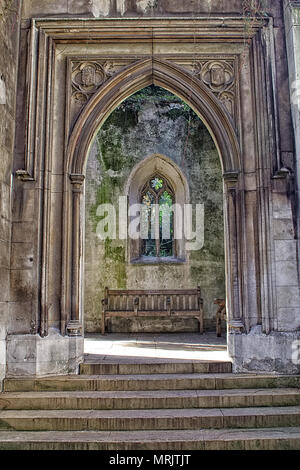 abbey ruins, window Stock Photo - Alamy