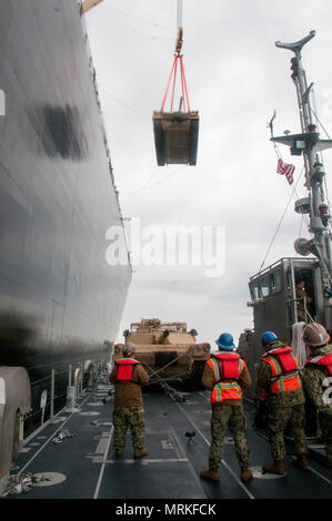 VENTSPILS, Latvia – Sailors from Amphibious Construction Battalion Two ...