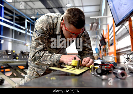 A munitions systems specialist from the 48th Munitions Squadron ...