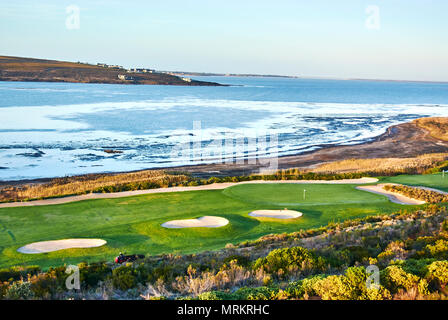 The Map Of Golf Course Stock Photo - Alamy
